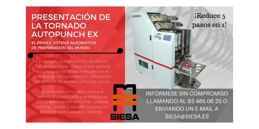SIESA presenta la Tornado Autopunch EX en sus instalaciones